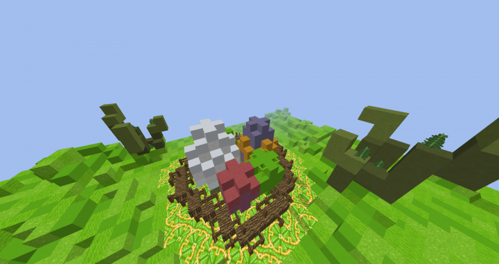 Down the rabbit hole (Easter Build) Minecraft Map