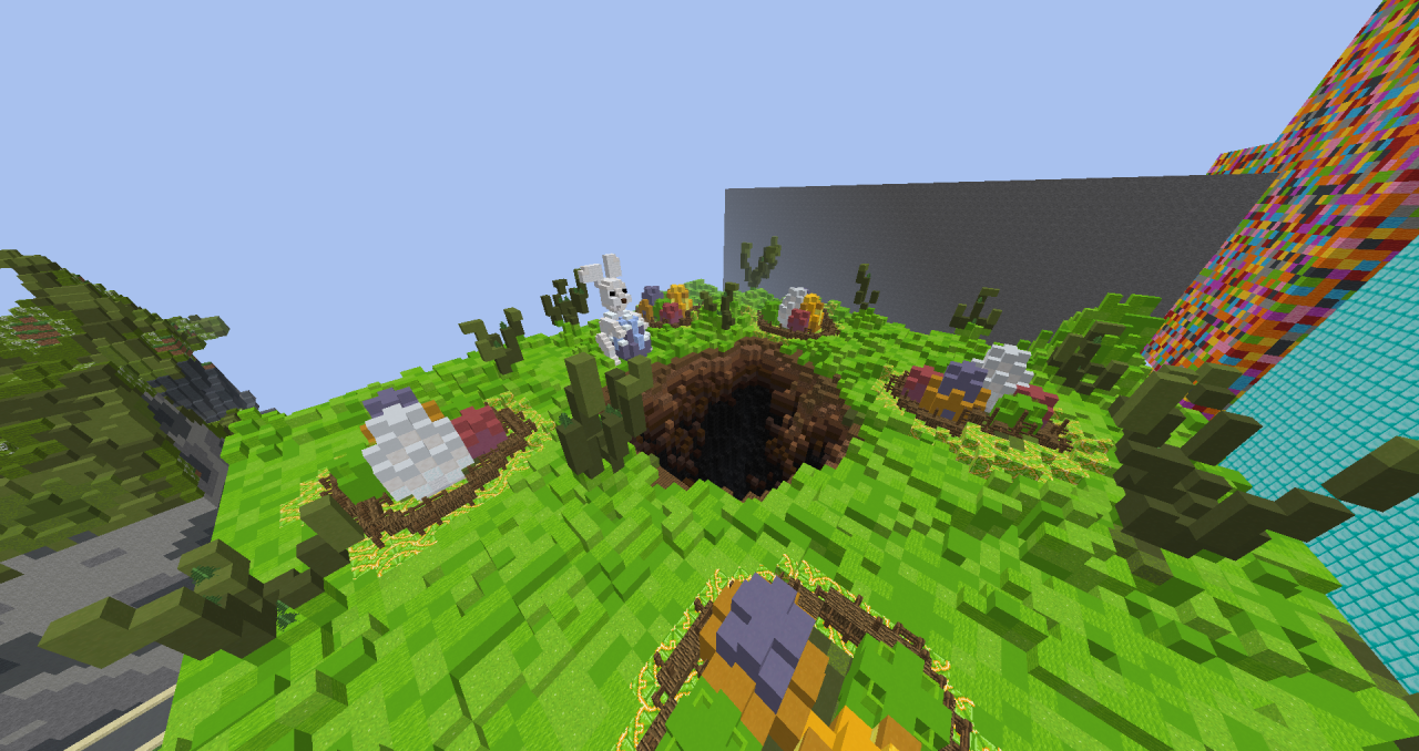 Down the rabbit hole (Easter Build) Minecraft Map