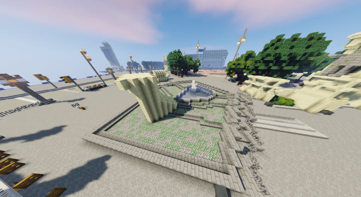 Plaça Catalunya, Centre De Barcelona Minecraft Map