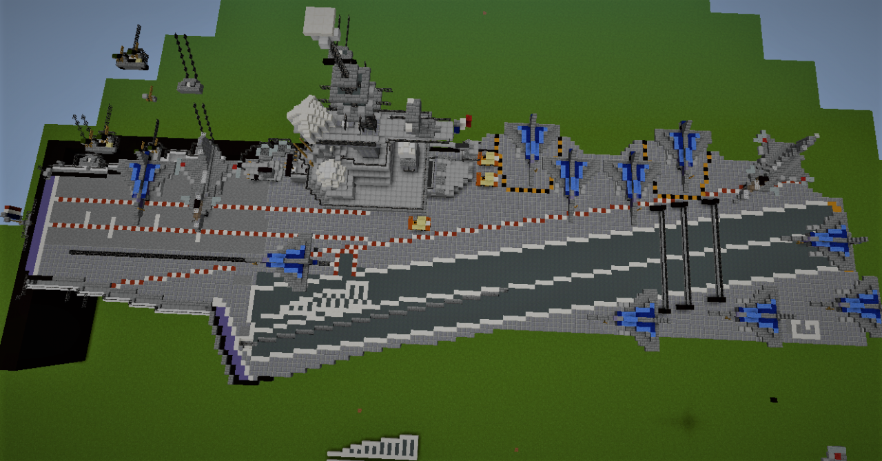 Charles De Gaule Aircraft-Carrier /French-Army Minecraft Map