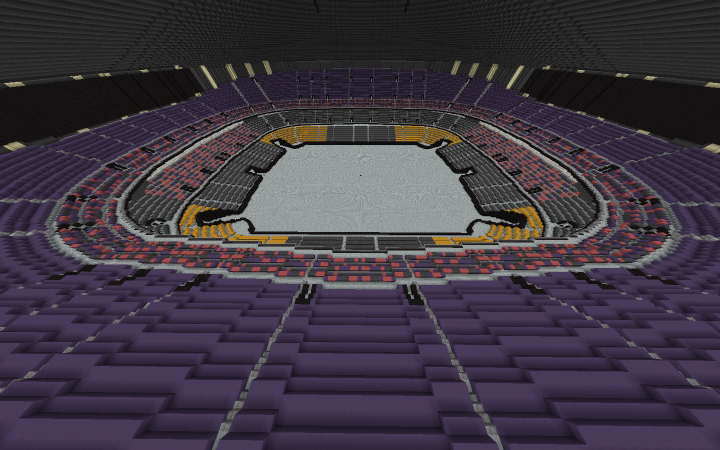 Mercedes-Benz Superdome Wrestlemania 34 Minecraft Map