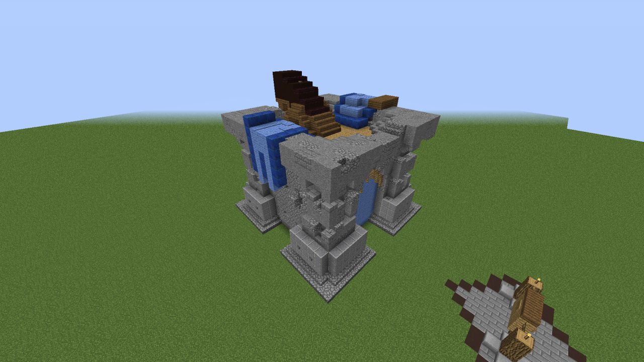 Blue Clash Royale Tower! Minecraft Map