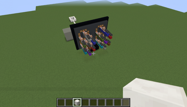 WIRELESS REDSTONE 7-SEGMENT DISPLAY Minecraft Map