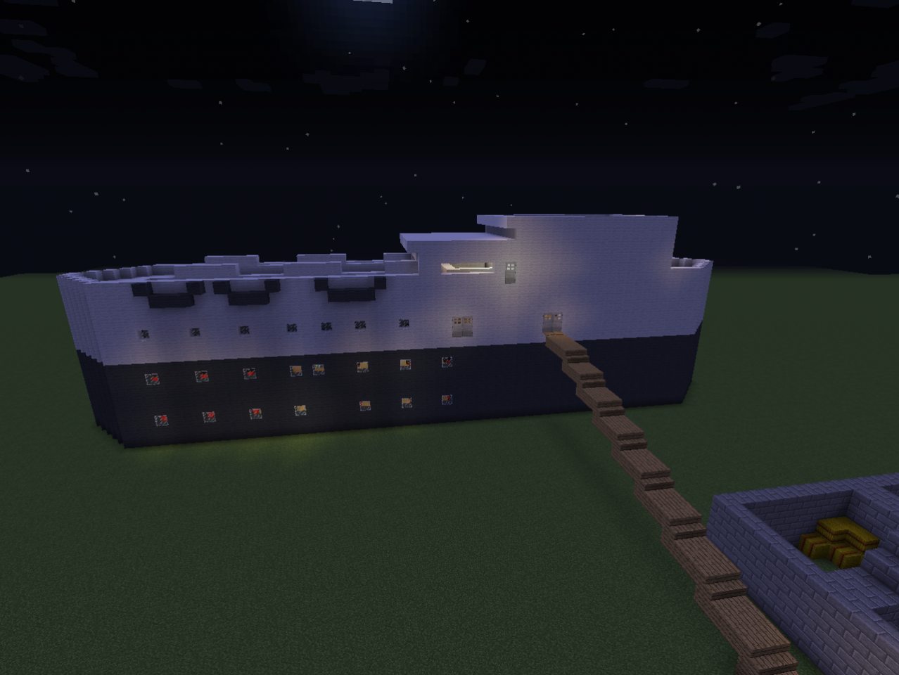 Ship And A House Minecraft Map