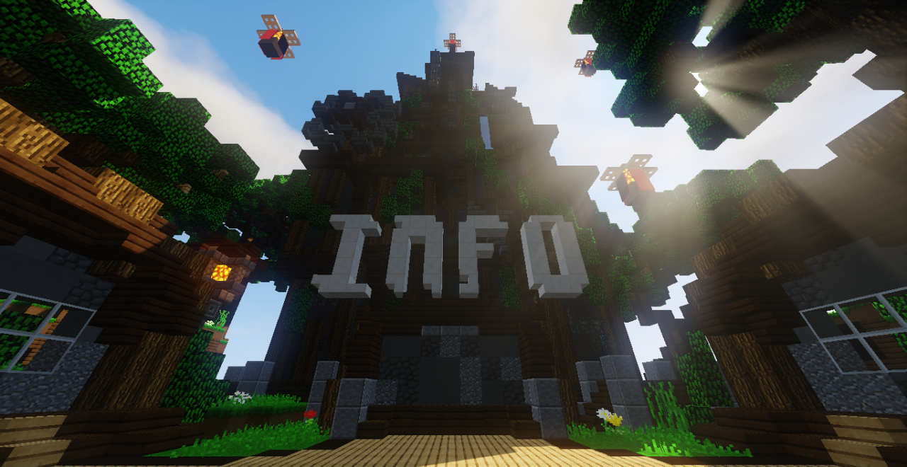 SERVER HUB FOR SKYWARS STYLE CUBECRAFT @CubeCraftGames Minecraft Map