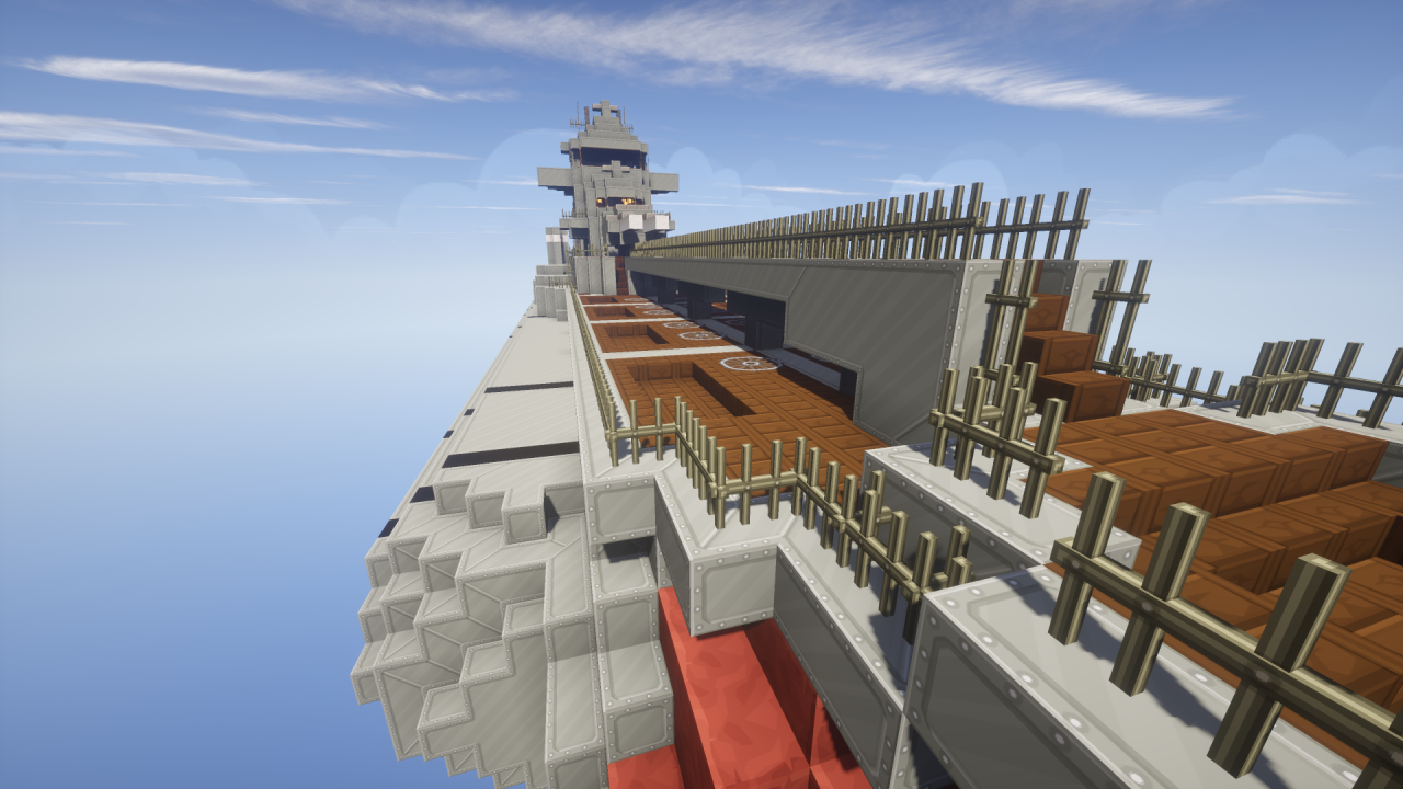 Royal air battlecruiser Minecraft Map