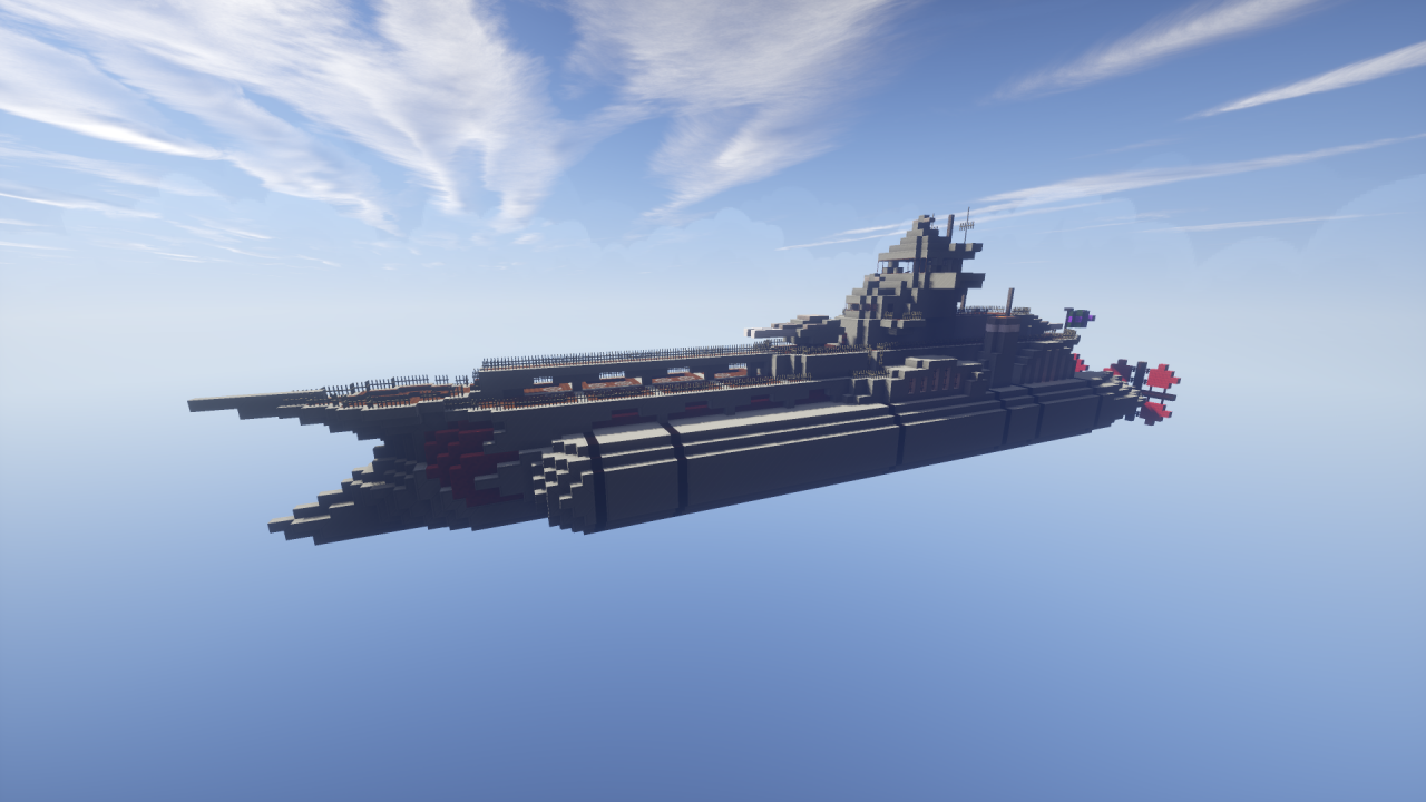 Royal air battlecruiser Minecraft Map