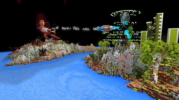 Nature X Humans Minecraft Map