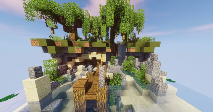 20x20 Mini-Build "Beached" Minecraft Map