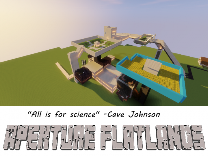 Aperture Flatlands Minecraft Map