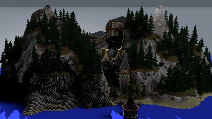 The island of the other world |TERRACUBE| Minecraft Map