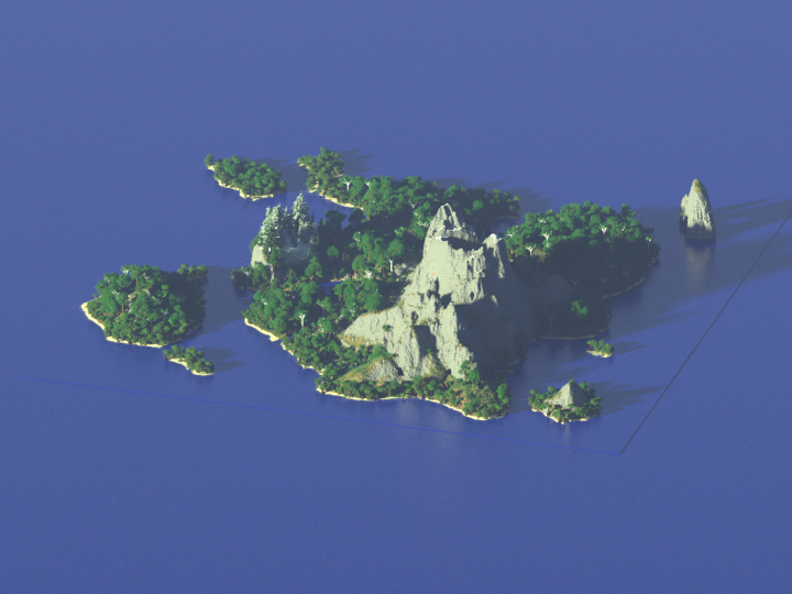 Island Template (Creative Custom World) Minecraft Map