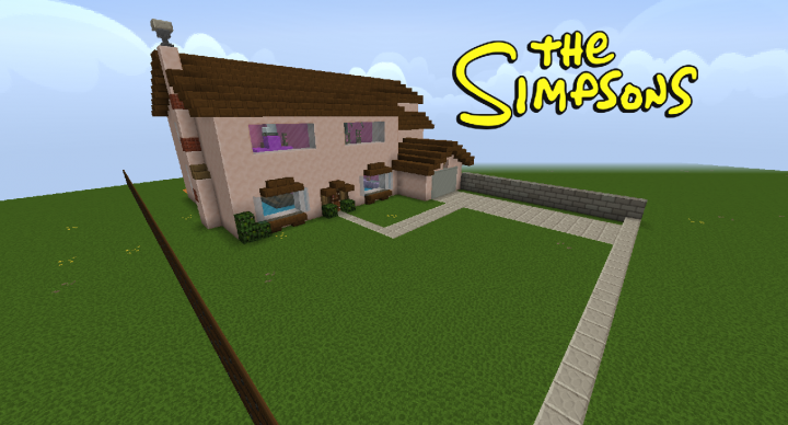 The Simpson's House Minecraft Map