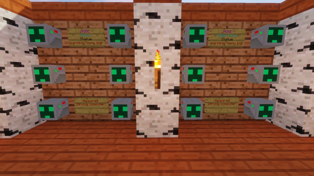 MCSM Petra Statue - Minecraft 1.12.2 Game Map by issumer Minecraft Map