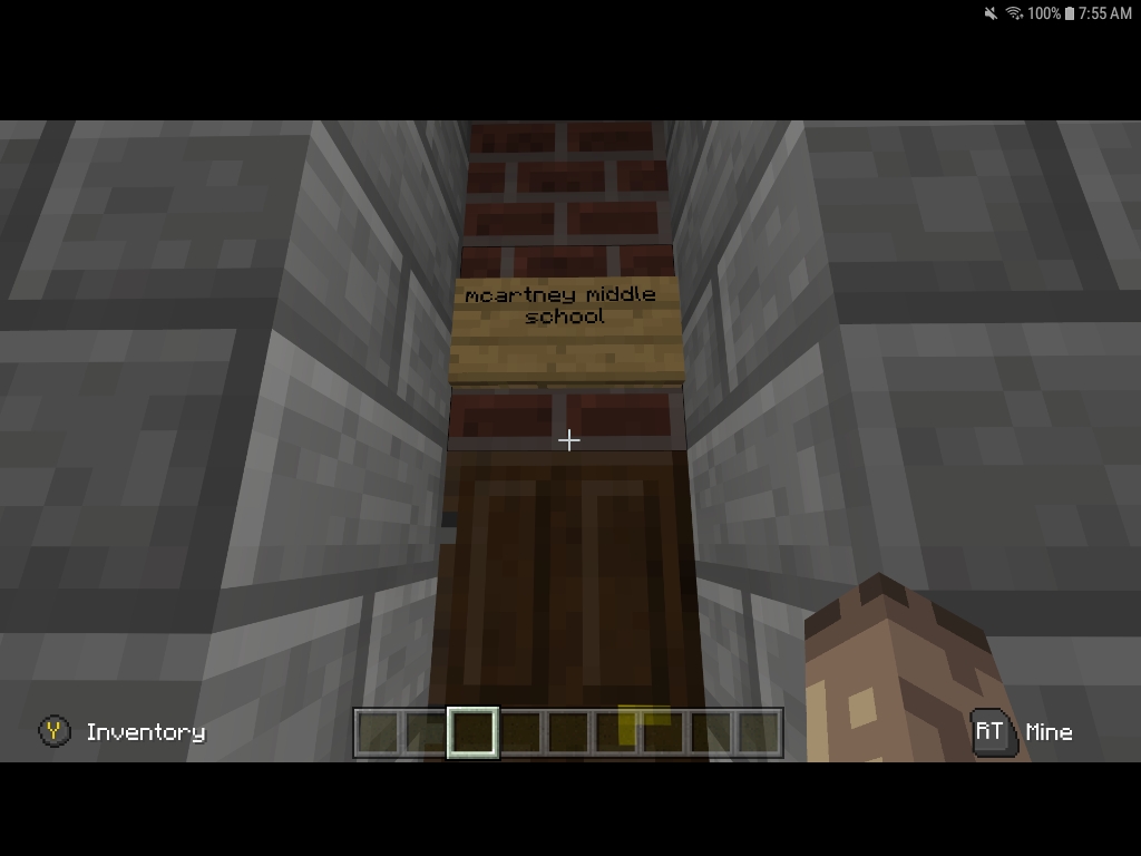 The city's new middle school! Minecraft Map