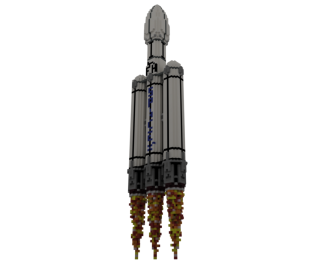 SpaceX Falcon 9 and Falcon Heavy Collection Minecraft Map