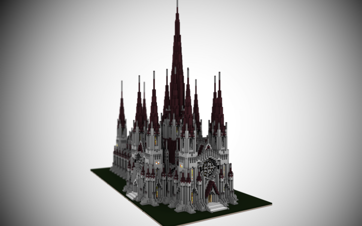 Gothic cathedral Minecraft Map