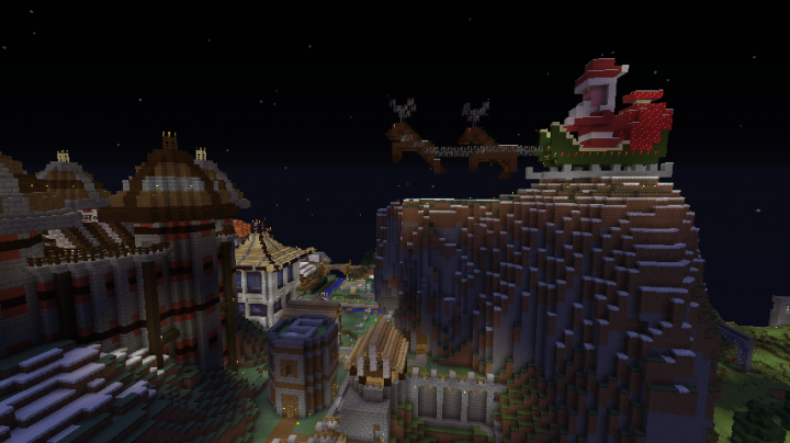 A Santa I built for a Christmas build contest a few years ago Minecraft Map