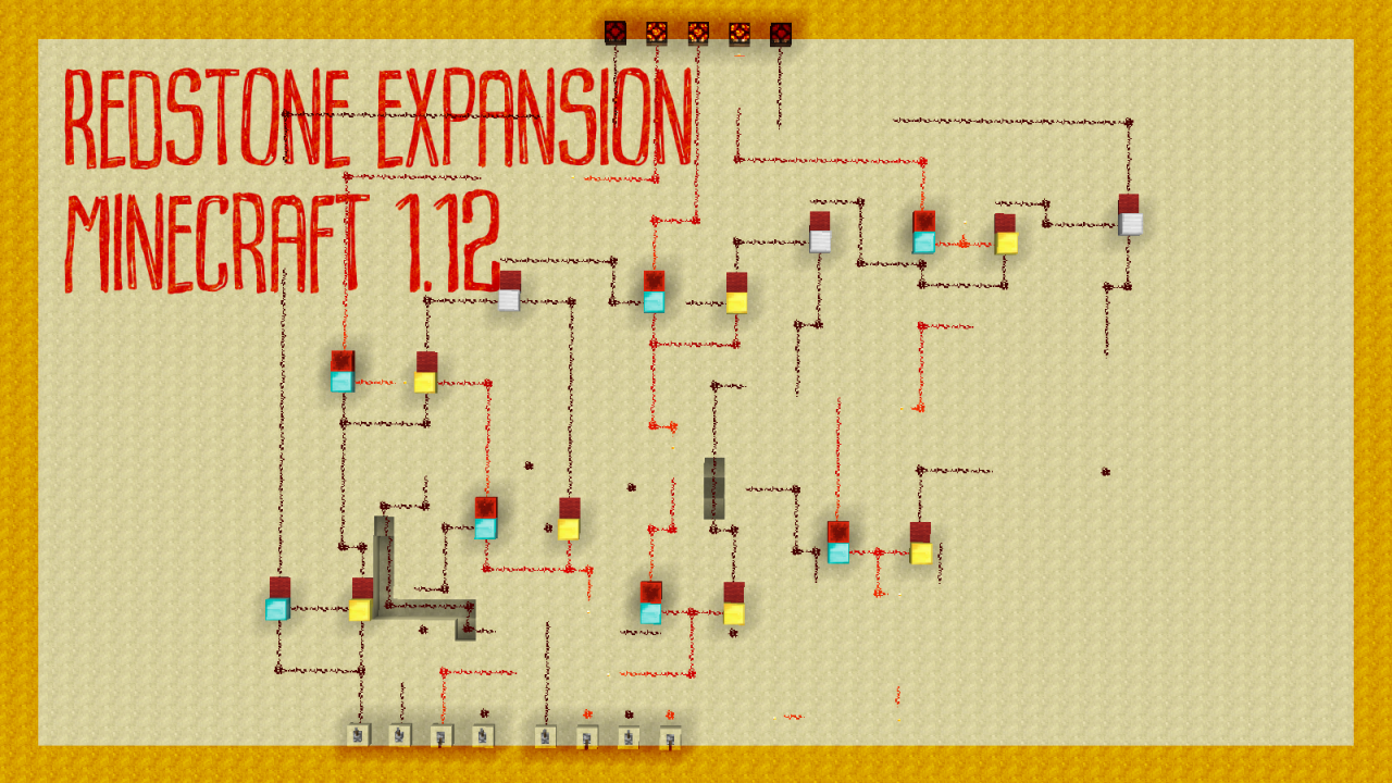 Redstone expansion for Minecraft 1 12 | by Skyball Minecraft Map