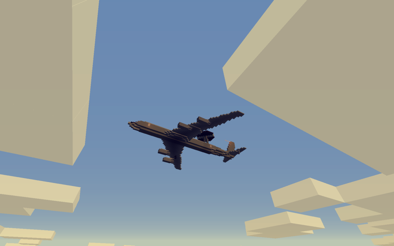 E-3 Sentry (AWACS) Minecraft Map