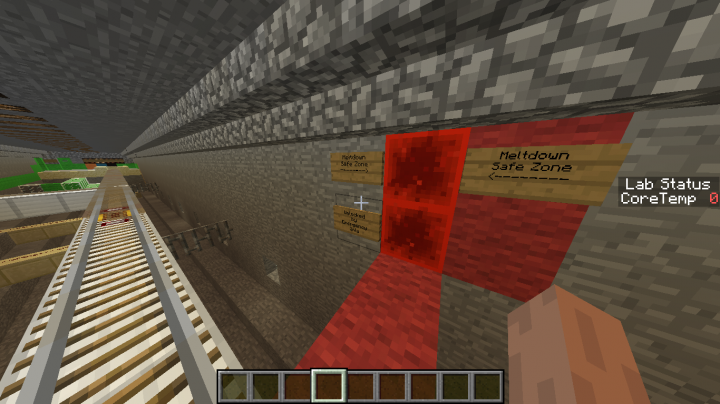 Lab (with working meltdown and nuclear reactor core) Minecraft Map