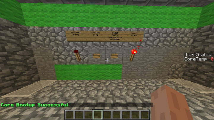Lab (with working meltdown and nuclear reactor core) Minecraft Map