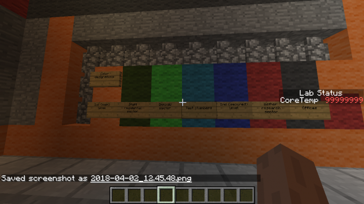 Lab (with working meltdown and nuclear reactor core) Minecraft Map
