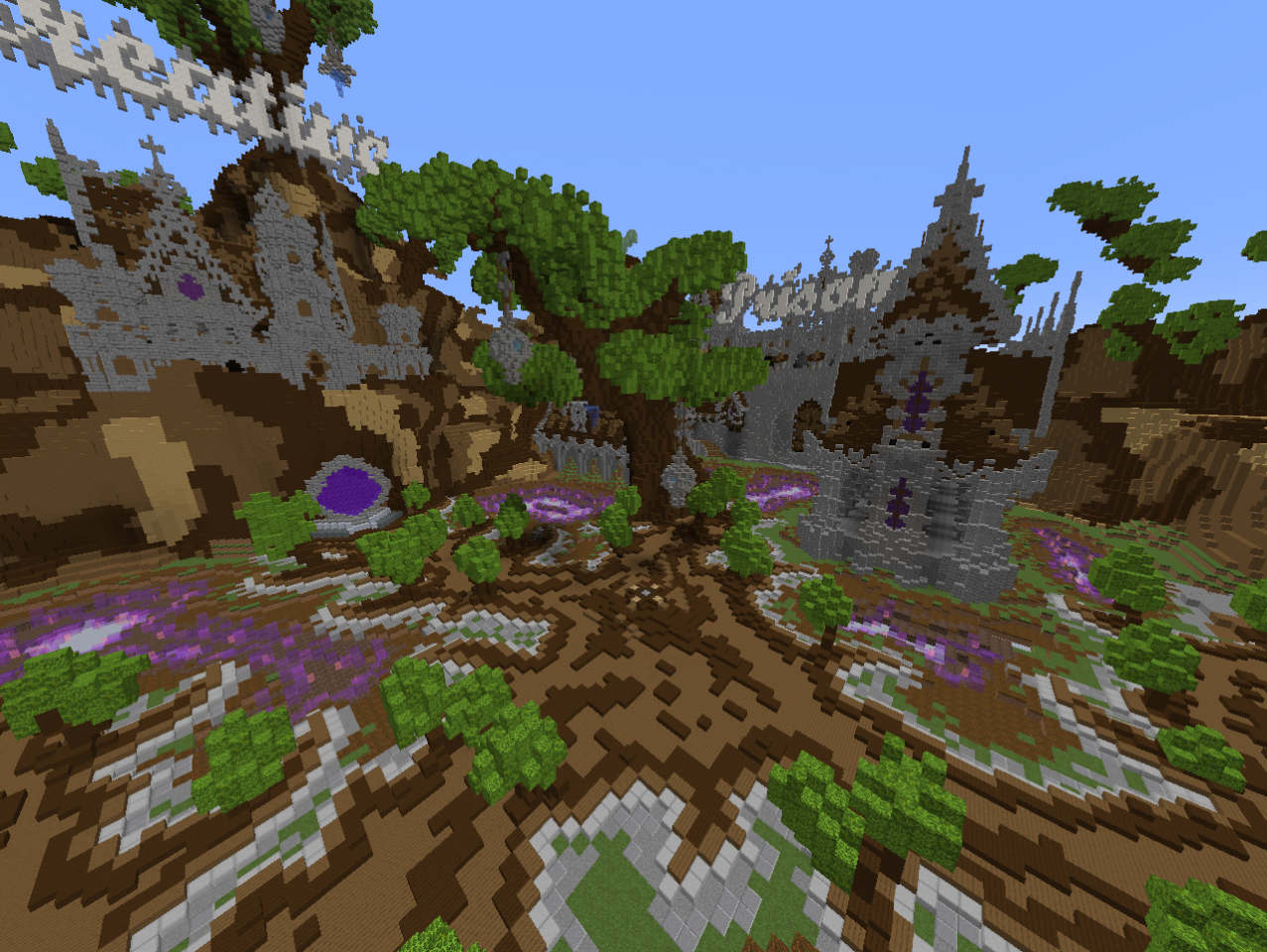 Large Server Lobby Minecraft Map