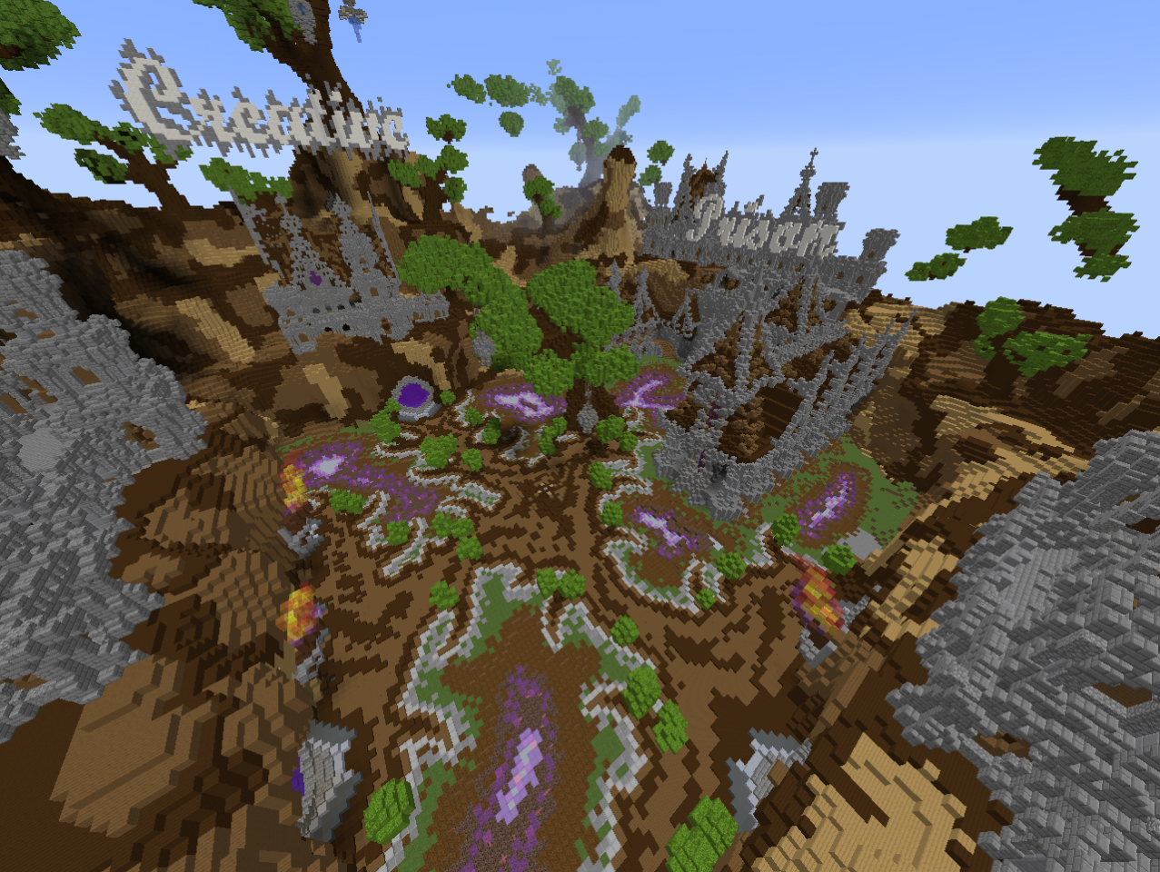 Large Server Lobby Minecraft Map