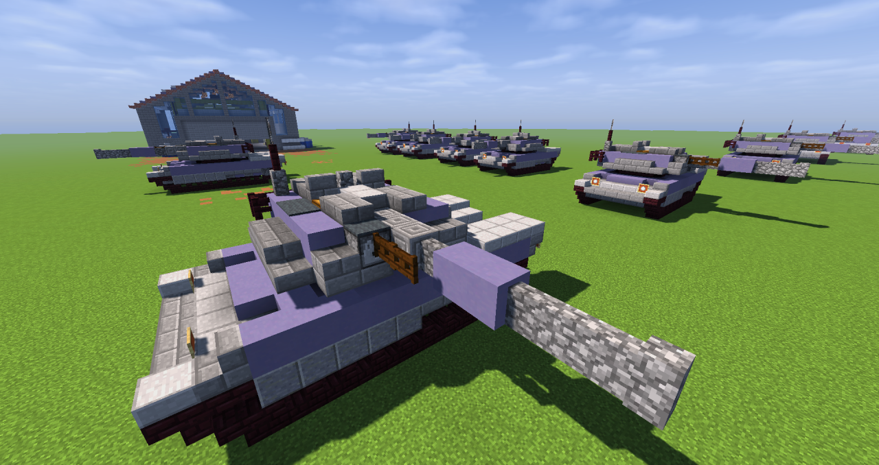 C&C Red Alert Medium Tank Minecraft Map