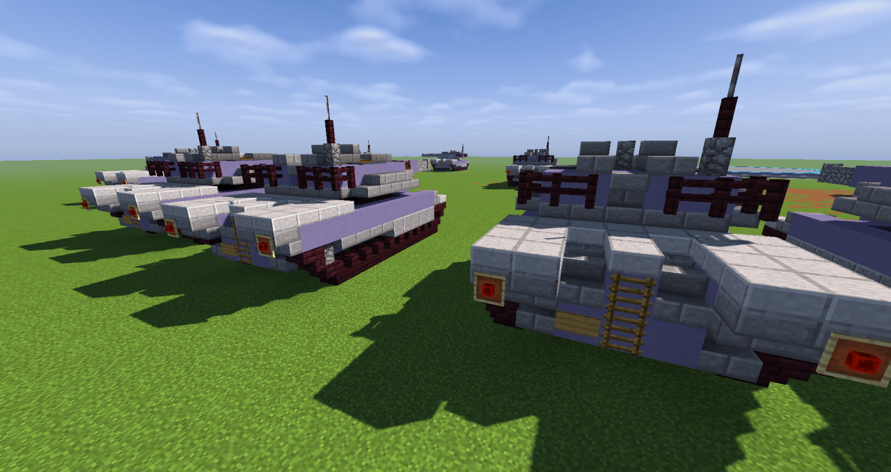 C&C Red Alert Medium Tank Minecraft Map