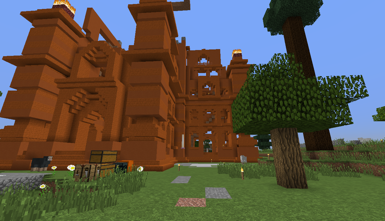 Replica of GovindaJi temple, Vrindavan India Minecraft Map