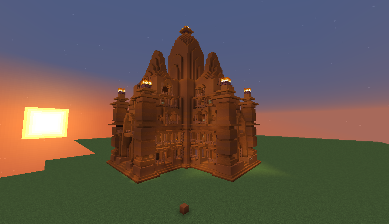 Replica of GovindaJi temple, Vrindavan India Minecraft Map