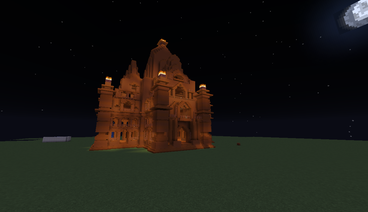 Replica of GovindaJi temple, Vrindavan India Minecraft Map