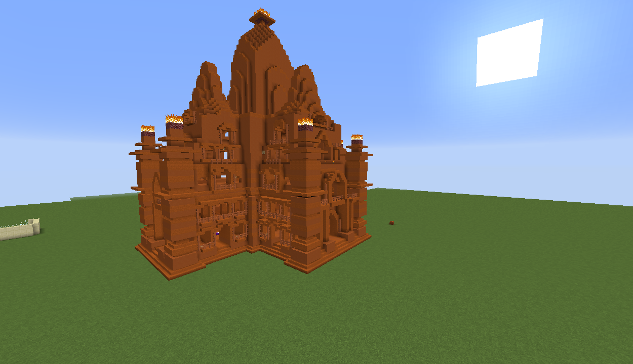 Replica of GovindaJi temple, Vrindavan India Minecraft Map