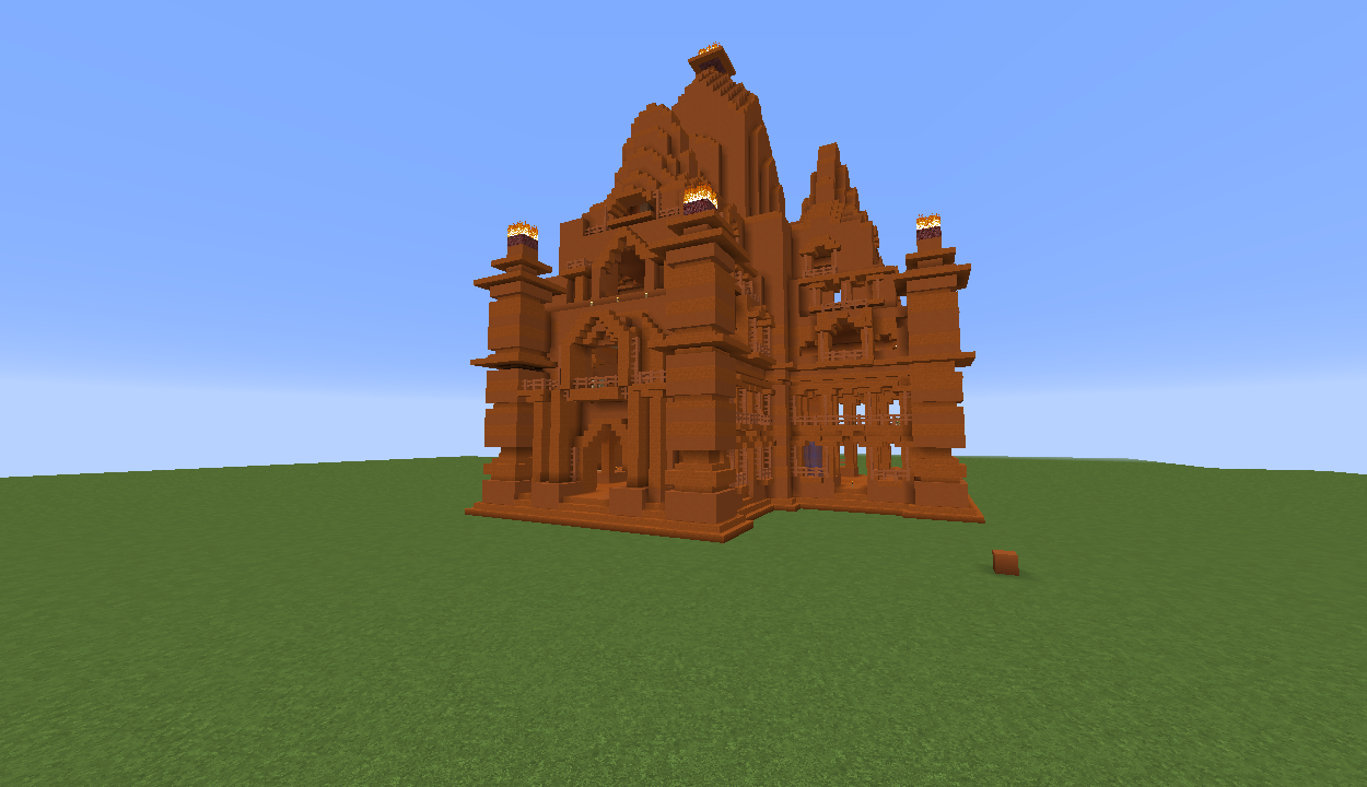 Replica of GovindaJi temple, Vrindavan India Minecraft Map