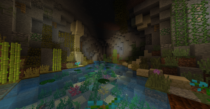 1.13 Tropical fish cave Minecraft Map