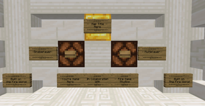 The Fire World | Build Your Own Adventure Map! Minecraft Map