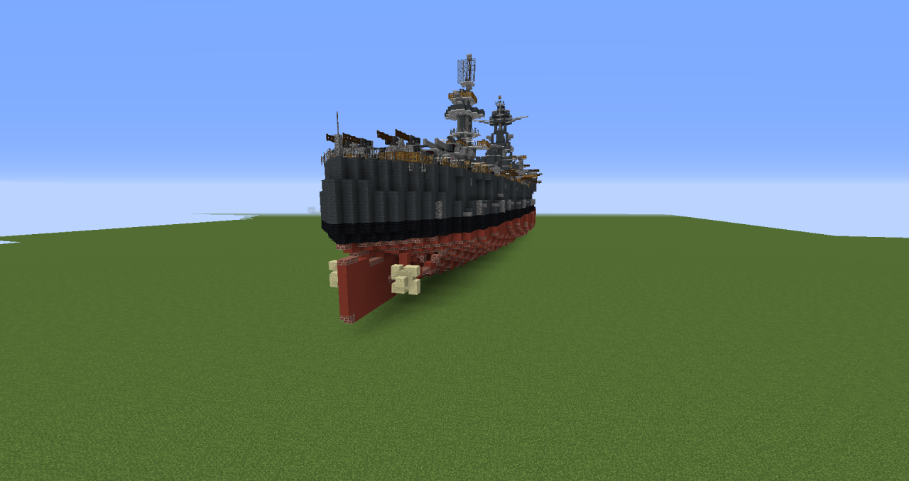 BB-35 USS Texas Minecraft Map