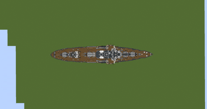 BB-35 USS Texas Minecraft Map