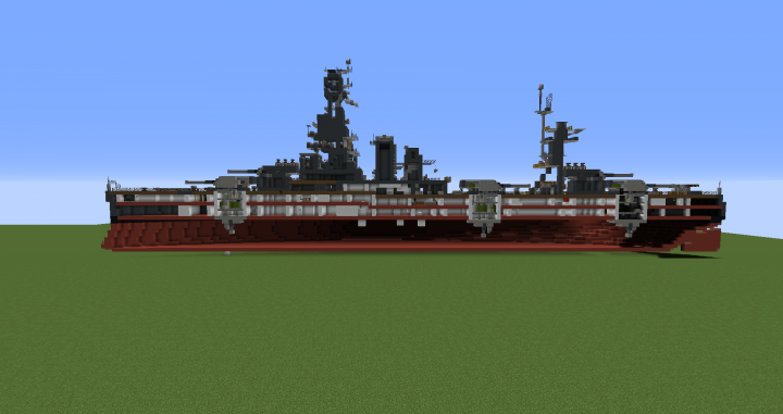 BB-35 USS Texas Minecraft Project