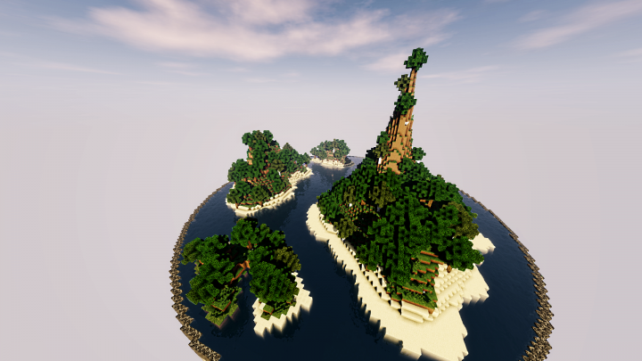 Islands for creative Minecraft Map