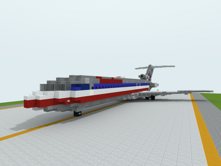 Boeing 727 | 1.5:1 scale | + Download Minecraft Map