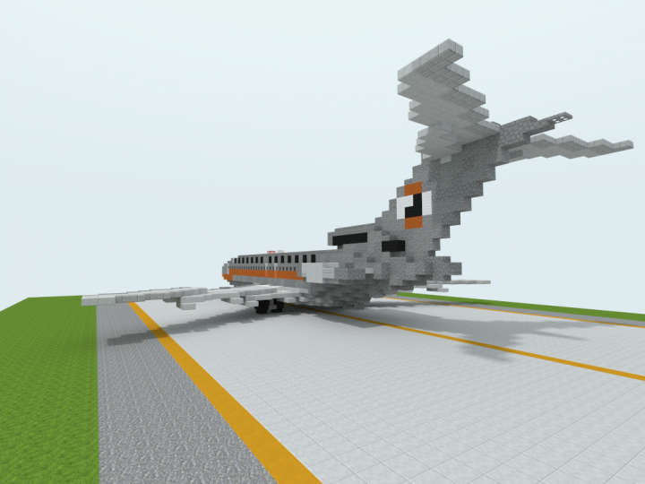 Boeing 727 | 1.5:1 scale | + Download Minecraft Map