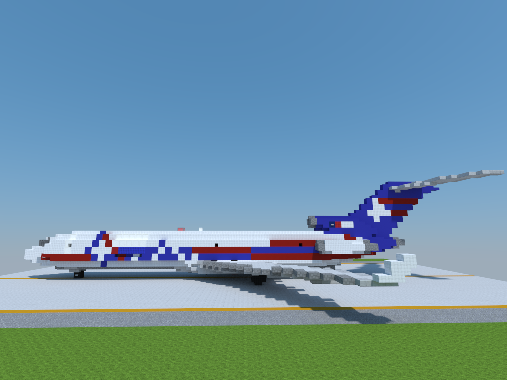 Boeing 727 | 1.5:1 scale | + Download Minecraft Map