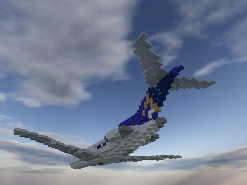 Boeing 727 | 1.5:1 scale | + Download Minecraft Map