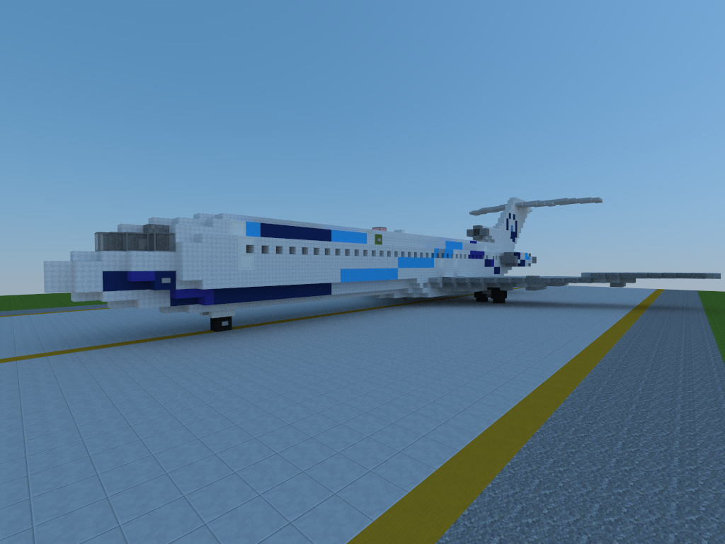 Boeing 727 | 1.5:1 scale | + Download Minecraft Map