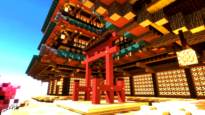 Fragment of Asia Minecraft Map