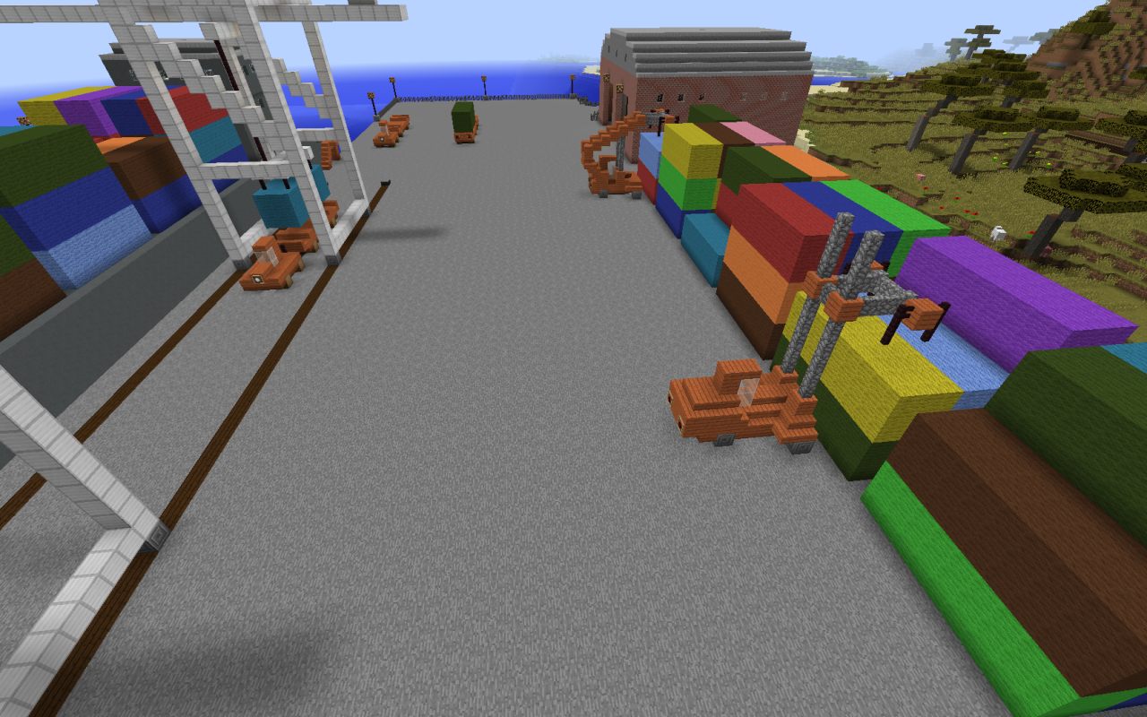 Seaport and Airport Minecraft Map