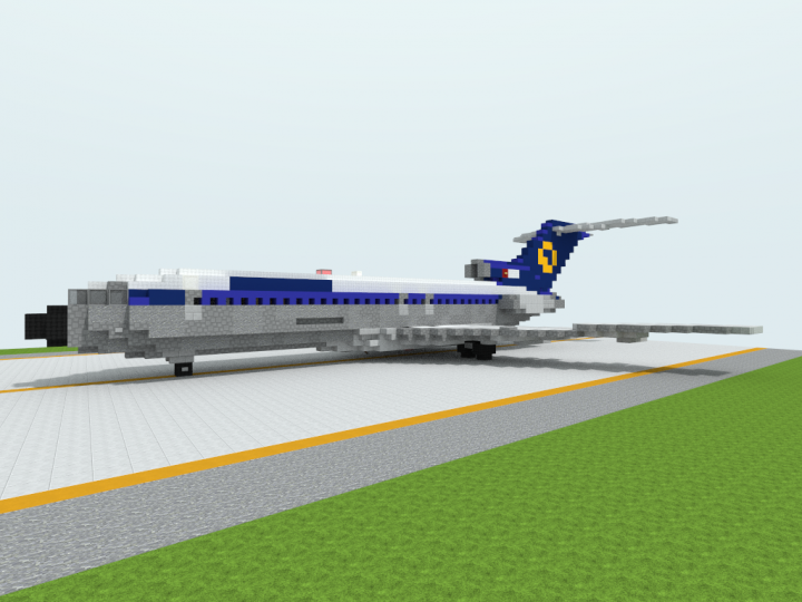 Boeing 727 | 1.5:1 scale | + Download Minecraft Map